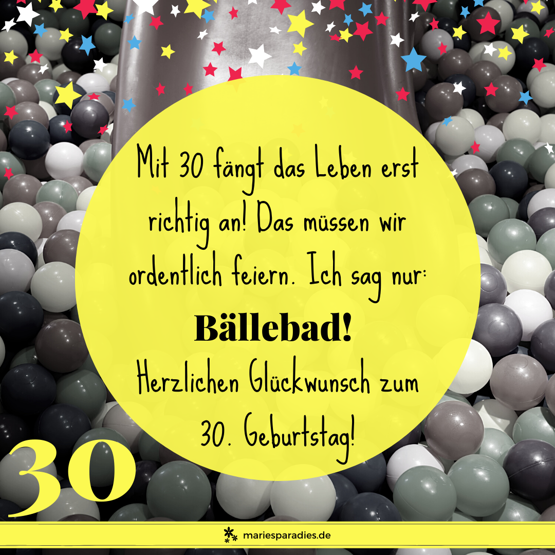  Tolle Gl ckw nsche Zum 30 Geburtstag